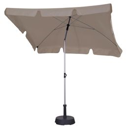 toom Rechteckschirm 'Malta' drehbar/knickbar 150 x 200 cm