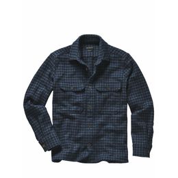 Mey & Edlich Mey & Edlich Herren Ponte-Overshirt Blau 75 % Wolle, 20 % Polyamid, 5 % andere Fasern