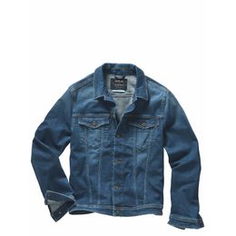 Replay Herren Collab-Denim-Jacket Blau 99 % Baumwolle, 1 % Elasthan