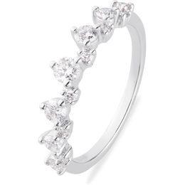 Christ Ring Damen Gr&ouml;&szlig;e 50 silber / transparent