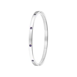 Lucardi Armband Damen Gr&ouml;&szlig;e Onesize lila / silber