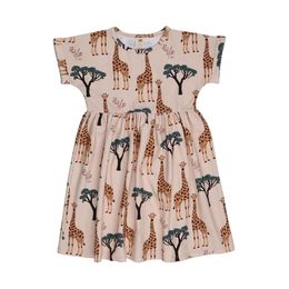 Walkiddy Kleid 'Walkiddy - Giraffes Dress' M&auml;dchen Gr&ouml;&szlig;e 134 beige