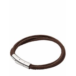 Mey & Edlich Mey & Edlich Herren Wickelwerk-Armband Braun Rindleder