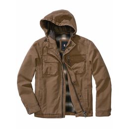 Mey & Edlich Mey & Edlich Herren Gel&auml;ndegang-Feldjacke Braun 100 % Baumwolle