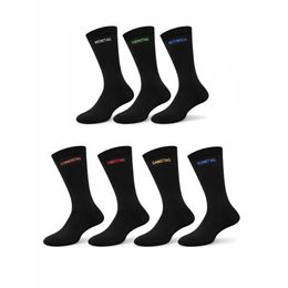 Cocain Underwear Socken 'mit Wochentagen' Damen Gr&ouml;&szlig;e 35/38 schwarz