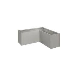 BioHort Pflanzbeet 'Belvedere MIDI L150' quarzgrau-metallic 152 x 152 x 61 cm