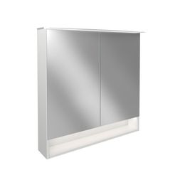 Fackelmann LED-Spiegelschrank 'B.Style' wei&szlig; 80 x 81,2 x 15,3 cm