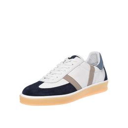 Baldinini Sneaker Herren Gr&ouml;&szlig;e 41 blau / braun / wei&szlig;