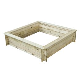Sandkasten 'Denis' Kiefernholz KDI 120 x 120 x 28 cm