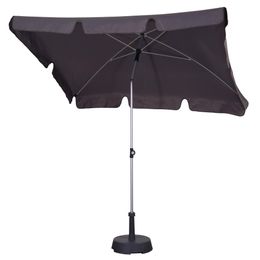 toom Rechteckschirm 'Malta' drehbar/knickbar 150 x 200 cm