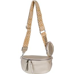 styleBREAKER Umh&auml;ngetasche '2-Teiliges Set Halbmond Crossbody Bag' Damen Gr&ouml;&szlig;e One Size gold