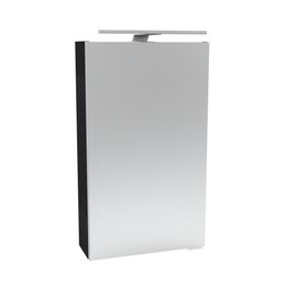 Fackelmann LED-Spiegelschrank 'SBC' anthrazit 40 x 68 x 15,3 cm links
