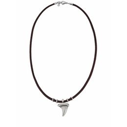 Mey & Edlich Mey & Edlich Herren Silberner Zahn am Bande Braun Band: Rindleder