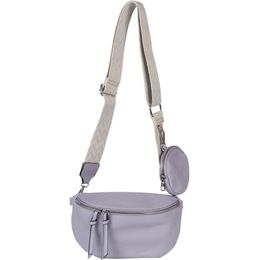 styleBREAKER Umh&auml;ngetasche '2-Teiliges Set Halbmond Crossbody Bag' Damen Gr&ouml;&szlig;e One Size flieder