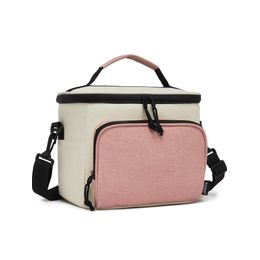 Miss Lulu Reisetasche 'K&uuml;hltasche 9L aus wasserdichtem Polyester, isolierte Lunchtasche faltbar mit verstellbarem Schultergurt f&uuml;r Arbeit & Picknick' 