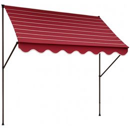 Angerer Freizeitm&ouml;bel Klemmmarkise 'Exklusiv' mit Volant/wasserabweisend 200 x 150 cm
