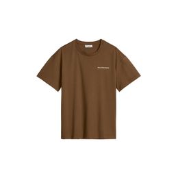 Marc O'Polo Marc O'polo Denim T-Shirt 'Crayfish' Damen Gr&ouml;&szlig;e XXL azur / braun / hellgelb / wei&szlig;