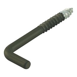 Suki Schraubhaken Stahl kunststoffbeschichtet 4 St&uuml;ck 3 x 40 mm