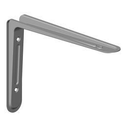 Element System Metallkonsole 'Arena' grau 19 x 27 cm