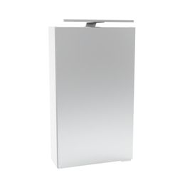 Fackelmann LED-Spiegelschrank 'SBC' wei&szlig; matt 40 x 68 x 15,3 cm links