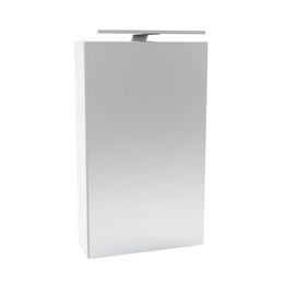 Fackelmann LED-Spiegelschrank 'SBC' wei&szlig; matt 40 x 68 x 15,3 cm rechts