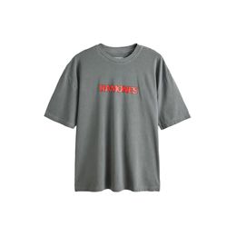 next Shirt male size L Light blue / Grey / Red