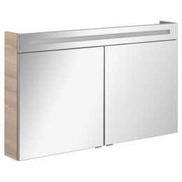 Fackelmann LED-Spiegelschrank 'B.Clever' braun 120 x 70,6 x 15,8 cm