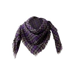 Oui Scarf female size One size Khaki / violet