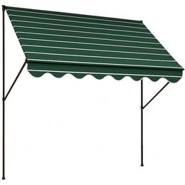 Angerer Freizeitm&ouml;bel Klemmmarkise 'Exklusiv' mit Volant/wasserabweisend 400 x 150 cm