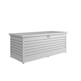 BioHort Gartenbox 'FreizeitBox 180' Stahl silbern 181 x 71 x 79 cm