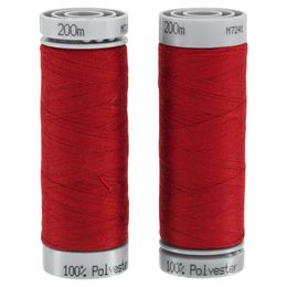 GERSTER N&auml;hgarn Polyester dunkelrot 2,2 x 9 cm