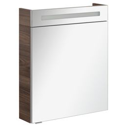 Fackelmann LED-Spiegelschrank 'B.Clever' braun 60 x 70,6 x 15,8 cm