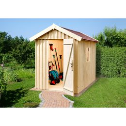 Weka Gartenhaus 'Schwedenhaus' naturfarben, Gr&ouml;&szlig;e 1