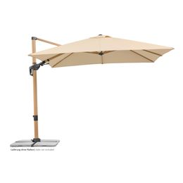 Schneider Ampelschirm 'Rhodos Twist Woody' neigbar/drehbar 300 x 300 cm