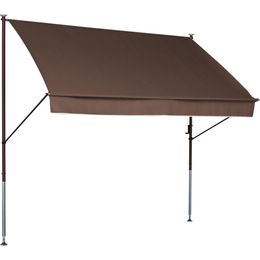 Angerer Freizeitm&ouml;bel Klemmmarkise 'Style' mit Volant/wasserabweisend 250 x 150 cm