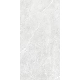 Breuer R&uuml;ckwand 'Marmor Light-Grey' seidenmatt 100 x 255 cm
