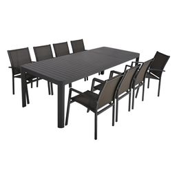 Garden Pleasure Gartenm&ouml;belset 'Amira' f&uuml;r 8 Personen Aluminium