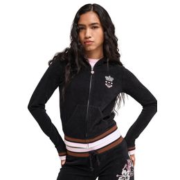 Roxy Knit Cardigan 'Roxy X Juicy Couture' female size S Anthracite / Pastel pink / White