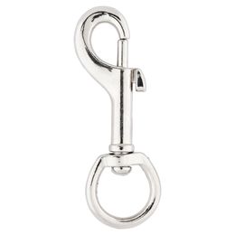 Bolzenkarabiner Zinkdruckguss vernickelt 82 mm