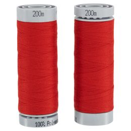 GERSTER N&auml;hgarn Polyester rot 2,2 x 9 cm