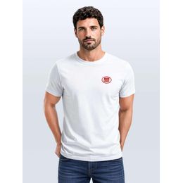 Neverless Shirt 'Stay al dente' Herren Gr&ouml;&szlig;e XS wei&szlig;