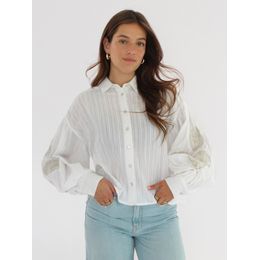 Honn&ecirc;te Atelier Bluse 'Aubrey' Damen Gr&ouml;&szlig;e XL wei&szlig;