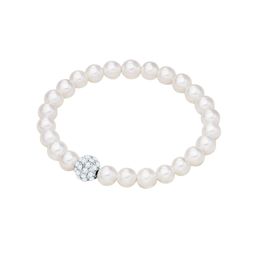 Lulu & Jane Lulu & Jane Armband Damen Gr&ouml;&szlig;e One Size wei&szlig;