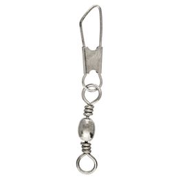 Westline T&ouml;nnchenwirbel mit Karabiner Eisen br&uuml;niert 8 St&uuml;ck Gr. 4