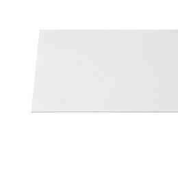 Gutta Kunststoffplatte 'Hobbycolor' wei&szlig; 125 x 50 x 0,3 cm