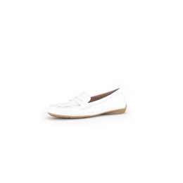 Gabor Mokassin Damen Gr&ouml;&szlig;e 44/44.5 wei&szlig; Sommerschuhe