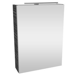 Fackelmann LED-Spiegelschrank 'SBC' braun 50 x 68 x 15,3 cm rechts