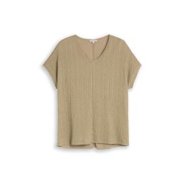 Tom Tailor Women + Shirt Damen Gr&ouml;&szlig;e 7XL oliv