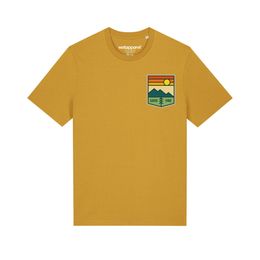 Watapparel T-Shirt 'Good Vibe' Herren Gr&ouml;&szlig;e S curry / mischfarben