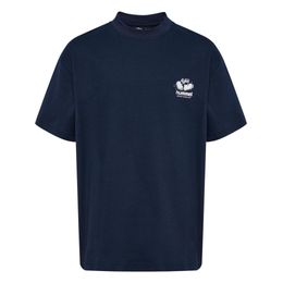 Hummel Shirt boy size 128 Night blue / White